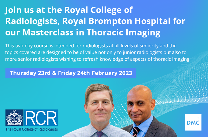 Event | DMC sponsor the RCR Thoracic Imaging Masterclass - DMC Healthcare
